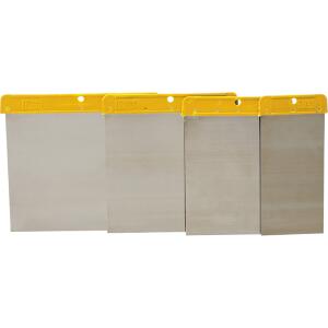 Japan Scrapers, Set Includes 4 Pcs, Stainless Steel, Widths: 50, 80 ...