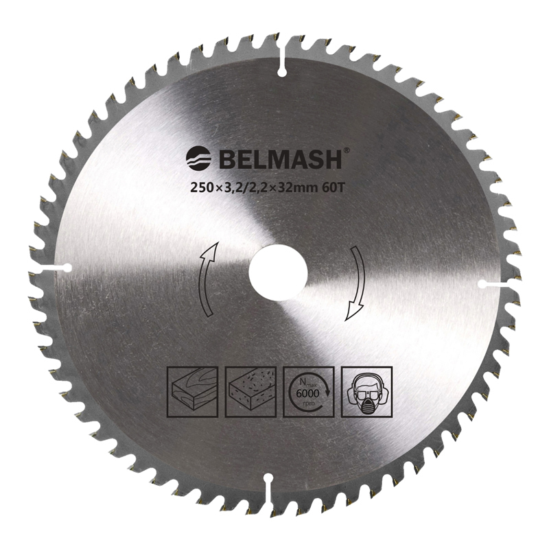 Saw Blade 250Mm X 30Mm X 60T - ToolsMalta.com