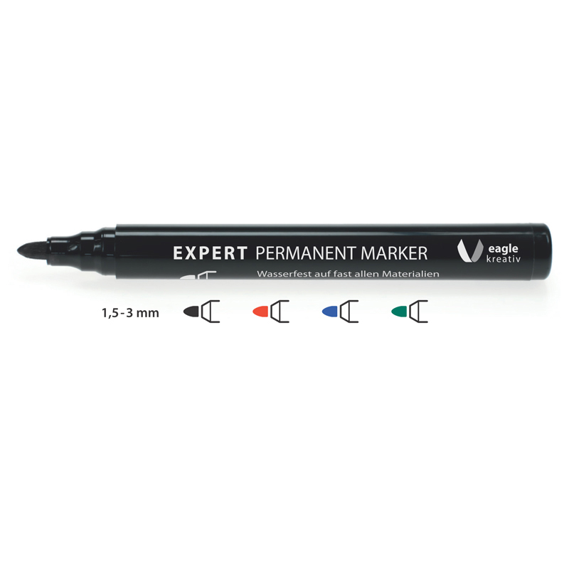 Hd Permanent Marker Round Tip Blue - ToolsMalta.com