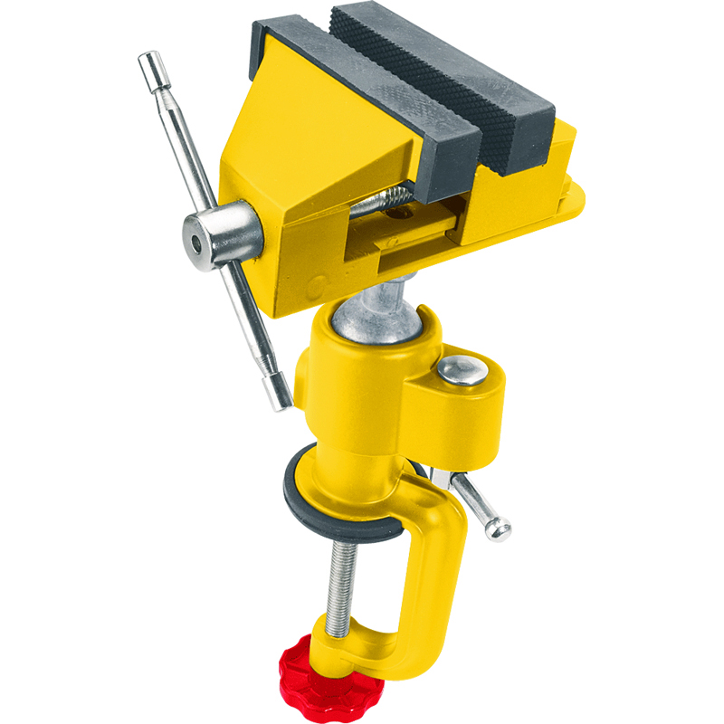 Vice For Model Making, 75 Mm, Aluminum, Bench Installation With Ball ...