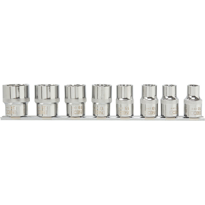 Spline Sockets, 1/2, Set Of 8 Pcs, Spherical Shape Fits To Bolt Heads ...