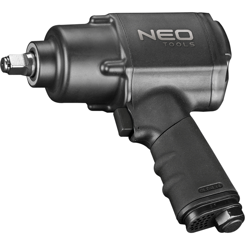 Pneumatic Impact Wrench, 1/2", 950–1020 Nm, Composite Body, Working ...
