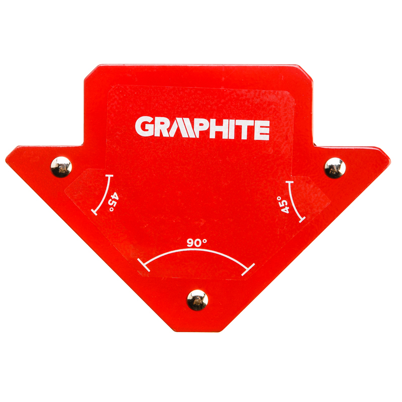 Welding Angle Magnet 82 X 120 X 13 Mm, Angles 45˚ And 90˚ - ToolsMalta.com