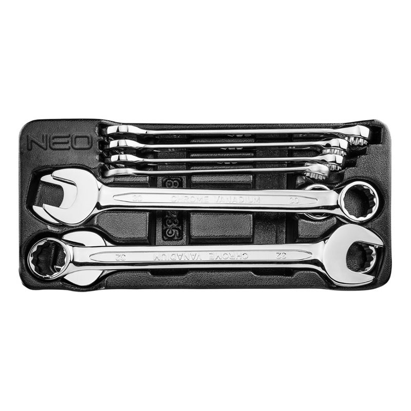 Neo Set Of Combination Spanners, Din 3113, Crv Steel, Sizes: 20, 21, 22 ...